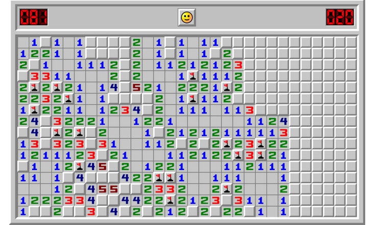 Retrostelussa Miinaharava – Windowsin vanha pikkupeli on nykyään ...